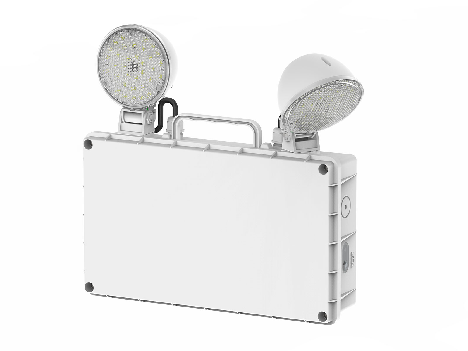 NESO - Surface Mounted IP Rated Twin Emergency Spotlight - DRK Lighting